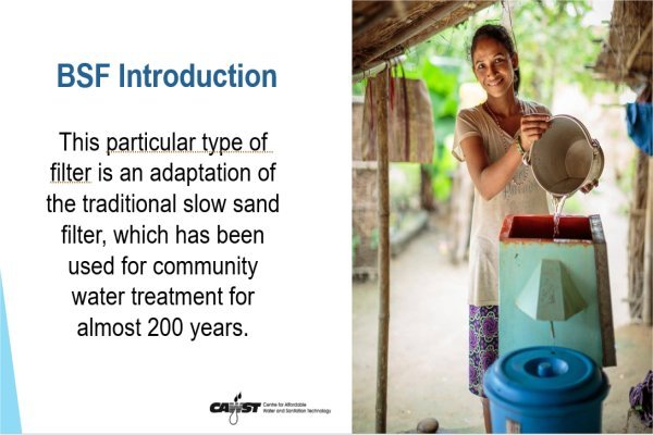 Drop of Hope BioSand Water Filter project Kids Discipleship Training ...